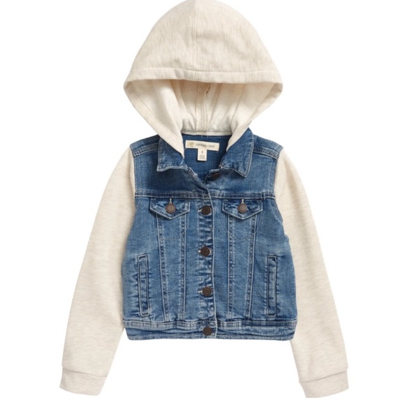 Tucker + Tate | Jackets & Coats | Tucker Tate Heart Hooded Denim Jacket ...